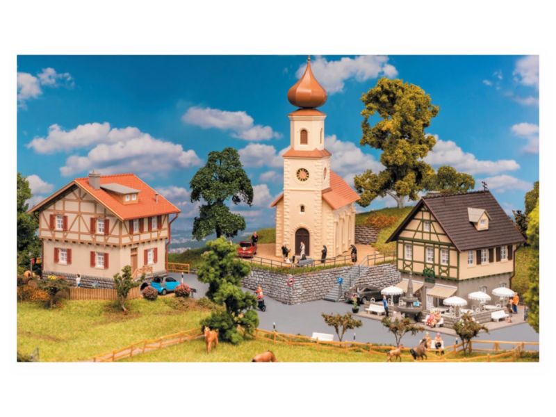 Faller HO Aktions-Set Dorfidylle - Sonstige