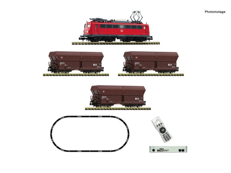 Fleischmann N z21 Startset: E-Lok BR 140 mit Güterzug, DB - Sonstige