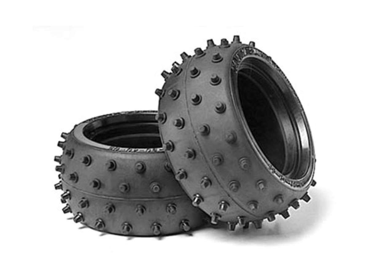 Tamiya DT-01 Reifen (2) Stud Spike hinten 38mm - Sonstige