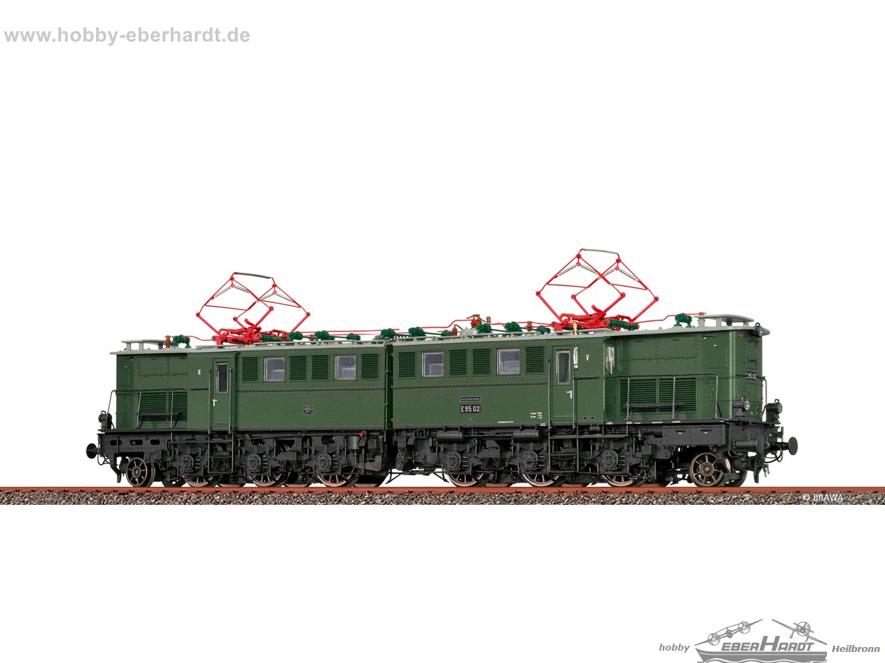 Brawa H0 Elektrolok E95 DR, Epoche III, AC Digital EXTRA - Sonstige
