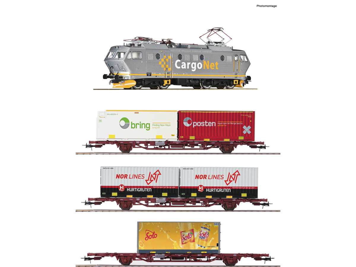 ROCO Zugset El16+Gz NSB DC- Digital mit Sounddecoder - Sonstige