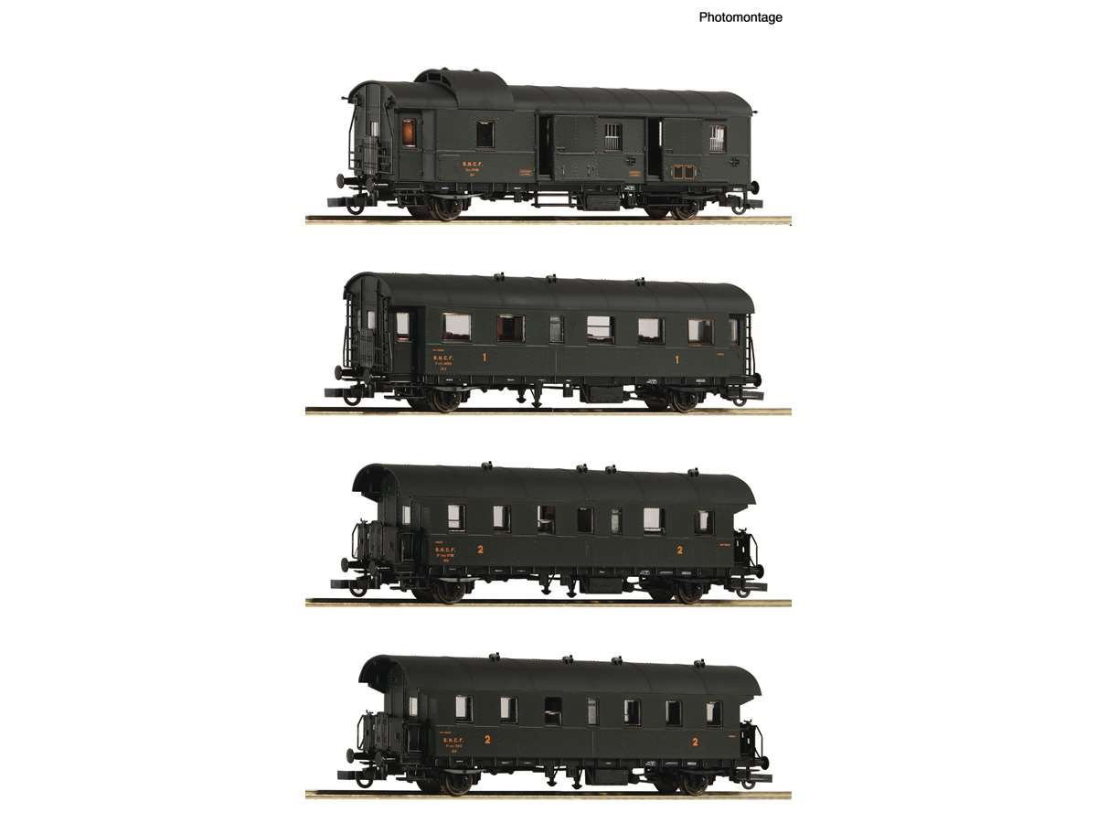 Roco HO 4-tlg. Set: Personenzug, SNCF - Sonstige
