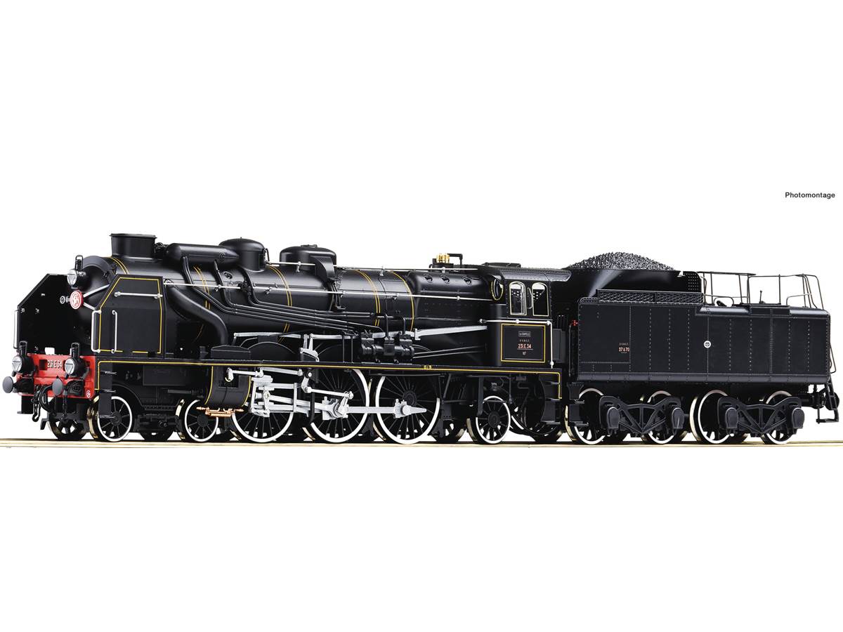 Roco HO Dampflok Serie 231 E, SNCF DC analog - Sonstige