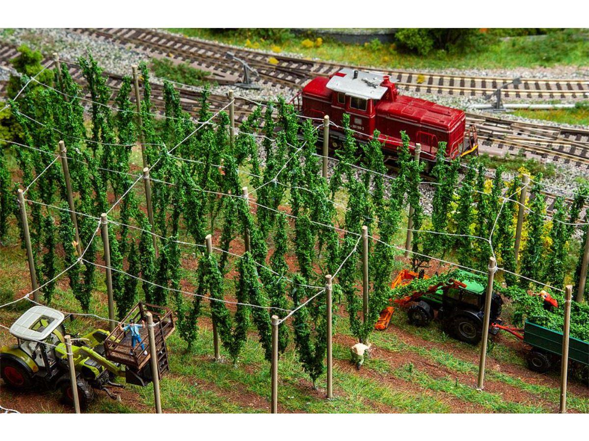 Faller HO Hopfenfeld mit Stangen - Sonstige