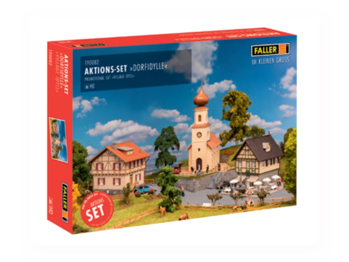 Faller HO Aktions-Set Dorfidylle - Sonstige