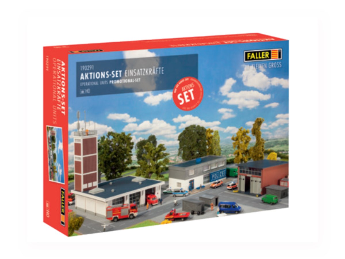 Faller HO Aktions-Set Einsatzkräfte - Sonstige