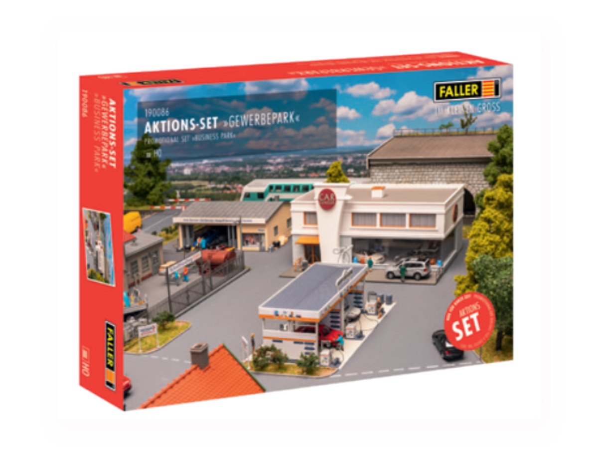 Faller HO Aktions-Set Gewerbepark - Sonstige
