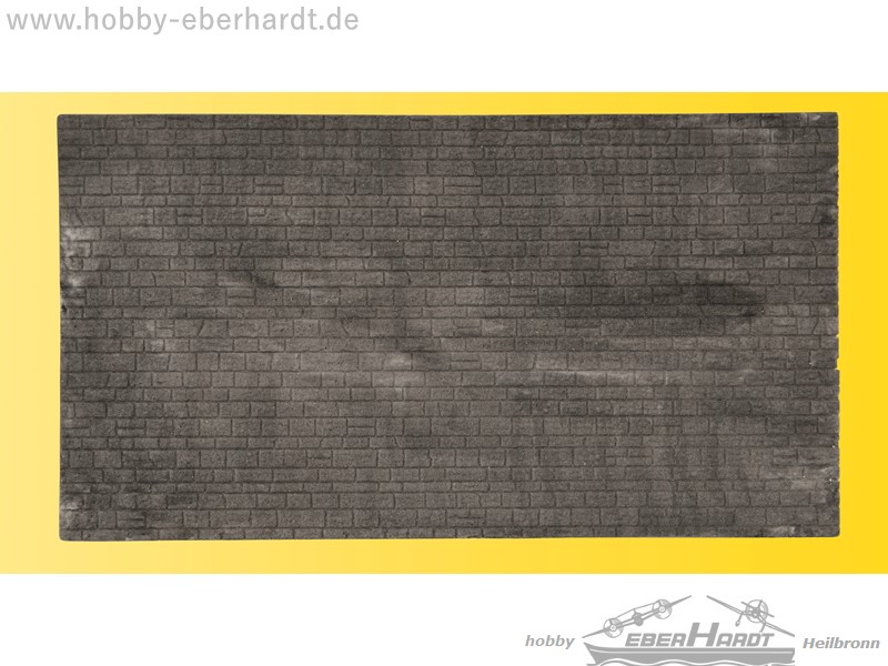Vollmer H0 Mauerplatte Naturstein aus Steinkunst,L 26,5 x B - Sonstige