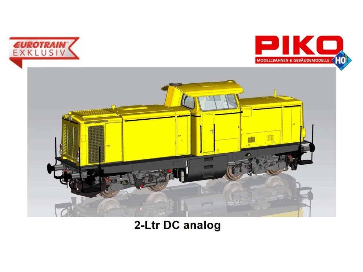 PIKO H0 DC Diesellok BR 212 Bahnbau VI DC - Sonstige