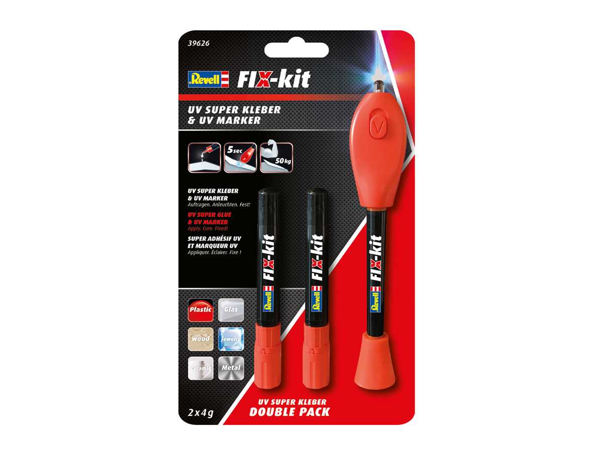 Revell FIX-kit UV Superkleber+Nachfüllpack - Sonstige